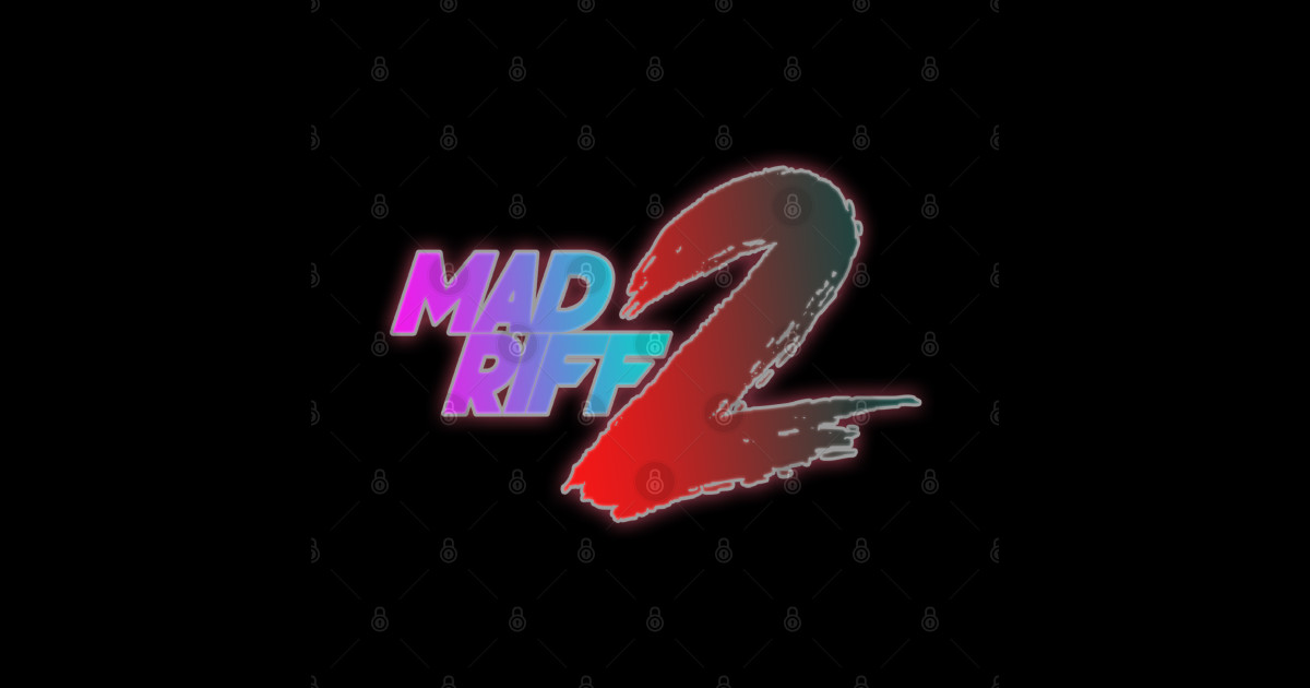Mad Riff 2 - Logo - Sticker | TeePublic