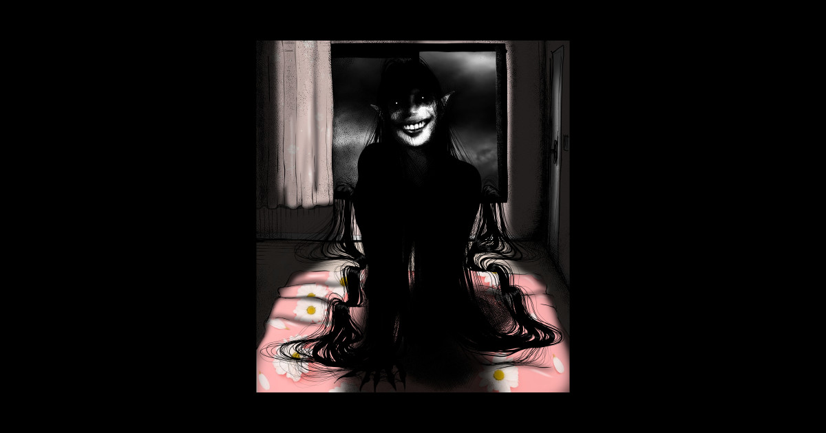 Night Paralysis - Aesthetic Japanese Mythology - Sticker | TeePublic