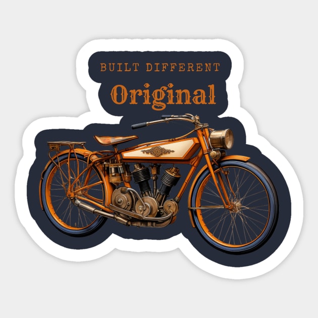 Built Different - Motorcycle - Sticker | TeePublic