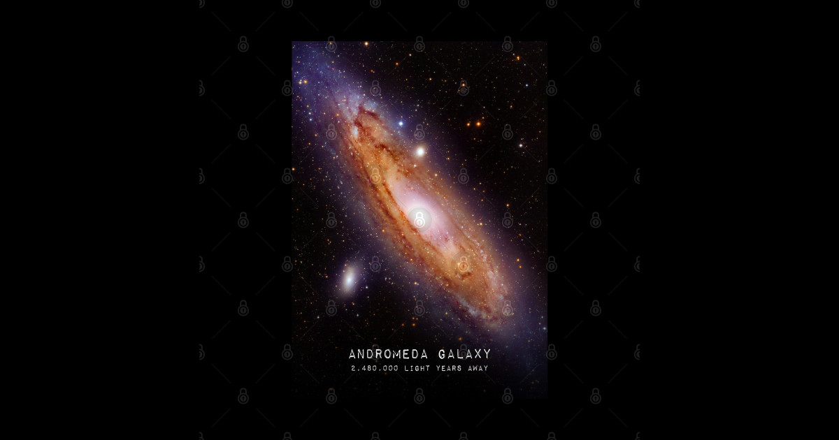 Andromeda Galaxy - Andromeda - Sticker | TeePublic