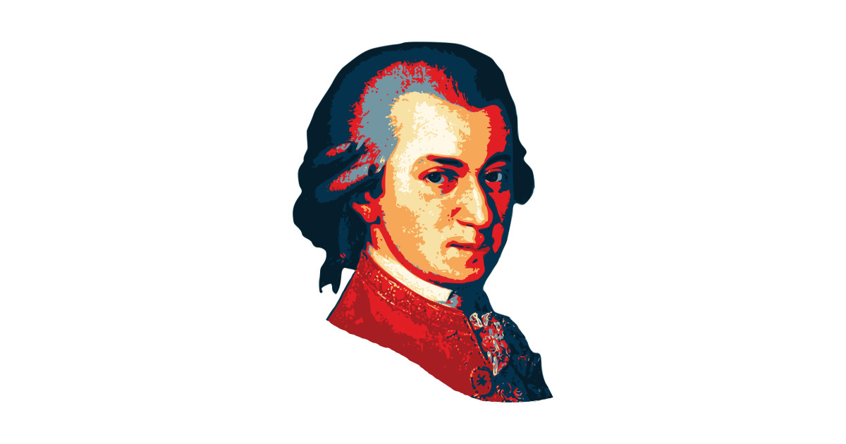 Mozart Pop Art - Mozart - T-Shirt | TeePublic