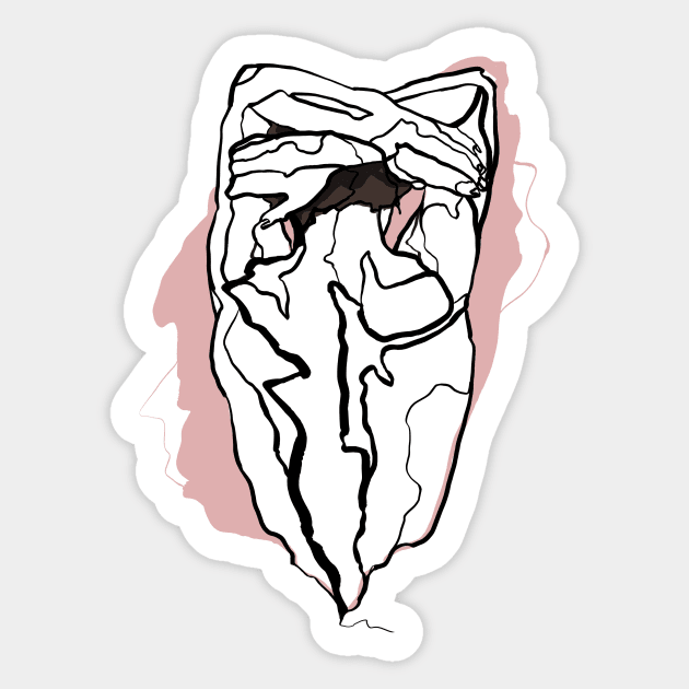 Single Line - Surrender - Surrender - Sticker | TeePublic