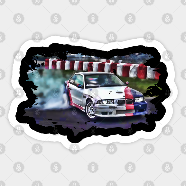 Drift Car - Cars - Sticker | TeePublic