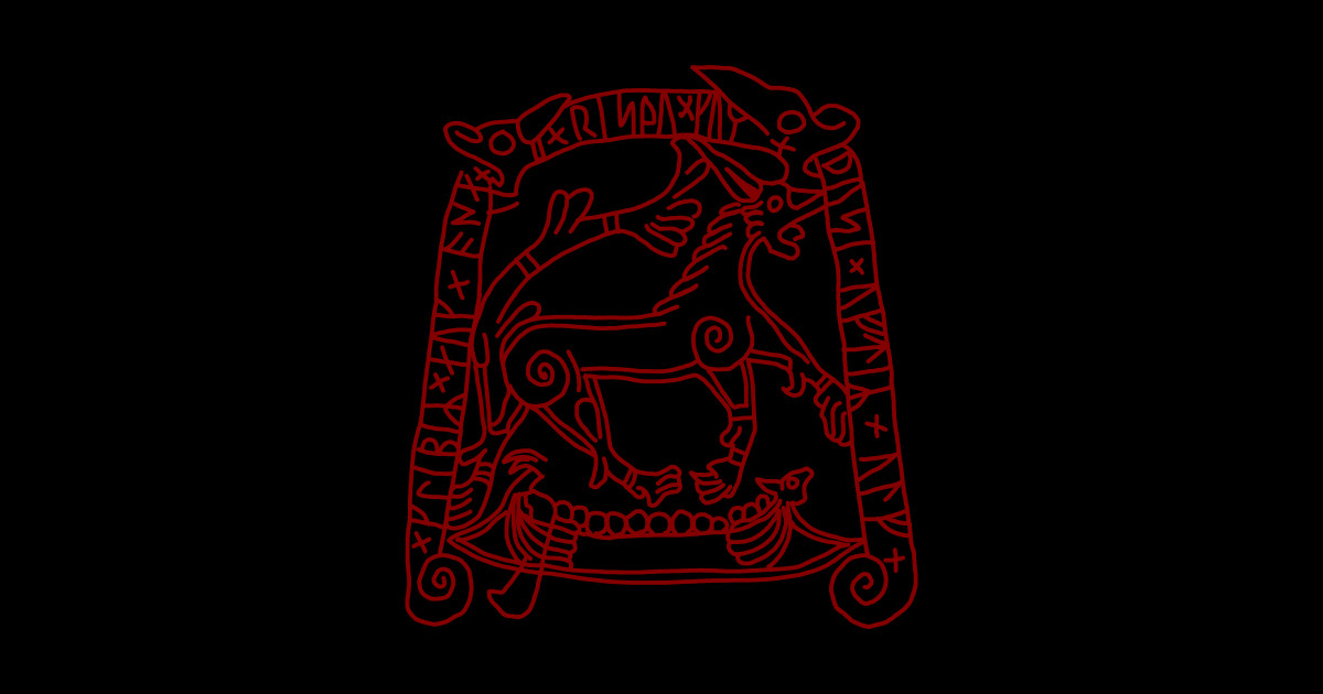 Tullstorp Runestone Viking Age Art (Tullstorpstenen) - Runestone ...