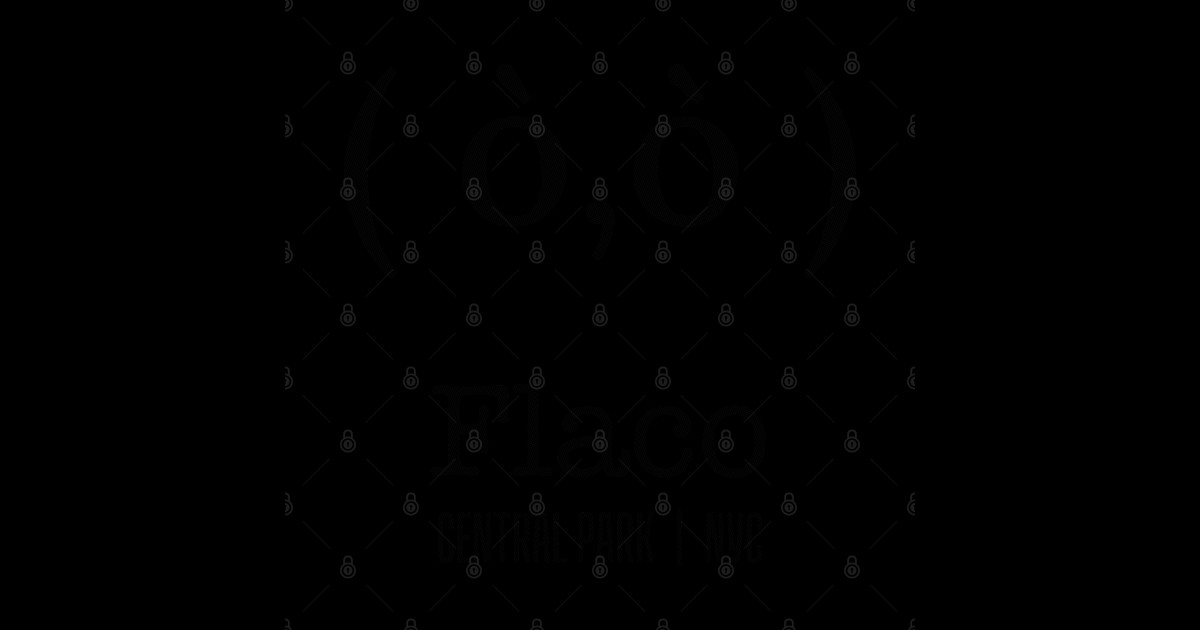 Flaco as a typography emoji - Flaco - Sticker | TeePublic