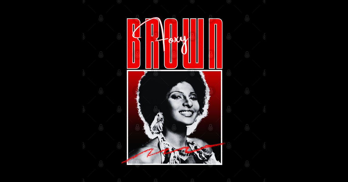 Foxy brown///original retro - Foxy Brown - Sticker | TeePublic
