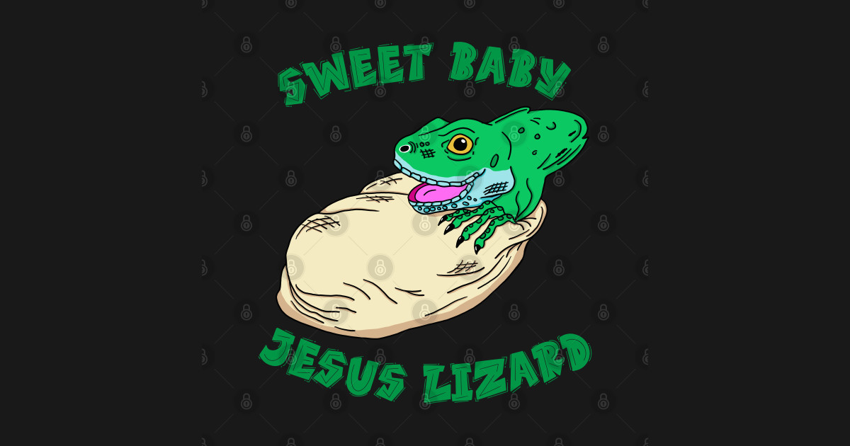 Sweet Baby Jesus Lizard - Basilisk - Kids T-Shirt | TeePublic