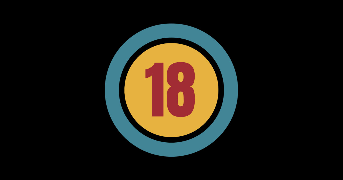 The Number 18 Eighteen Eighteenth Eighteen Sticker TeePublic the-number-18-eighteen-eighteenth-eighteen-sticker-teepublic