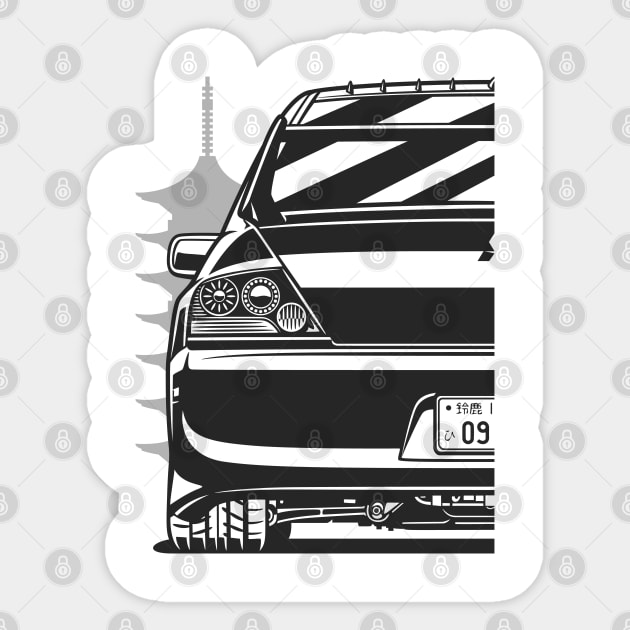 EVO IX - Evo 9 - Sticker | TeePublic