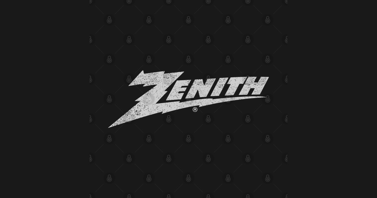 Zenith vintage TV & Radio logo - Zenith - T-Shirt | TeePublic