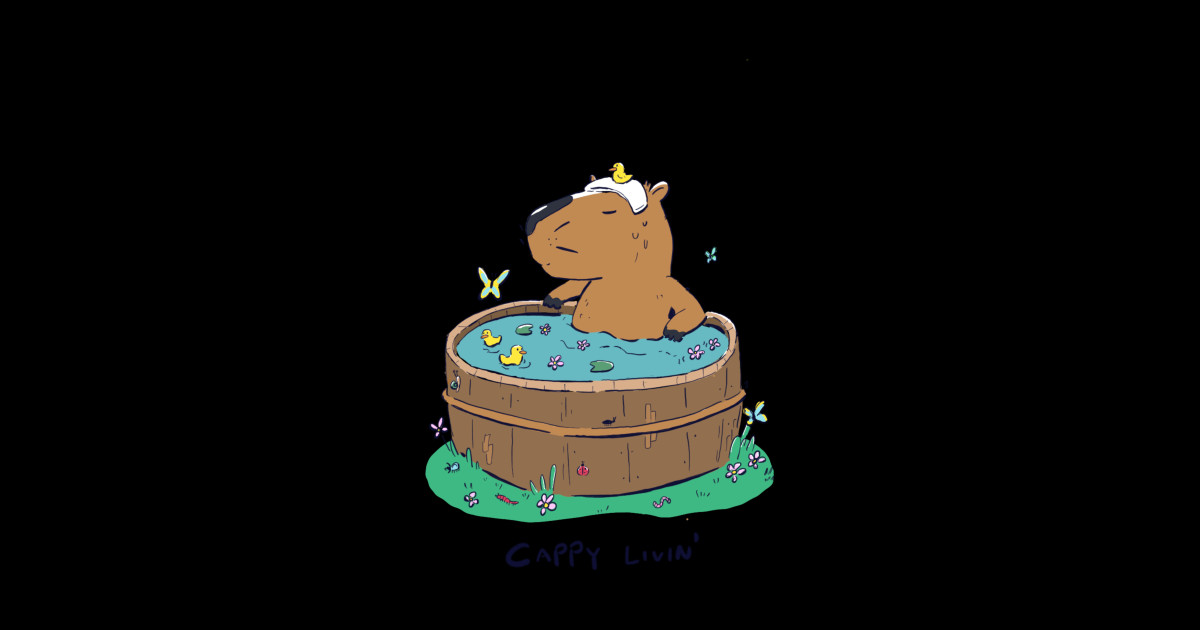 Cute Capybara - Capybara - Posters and Art Prints | TeePublic