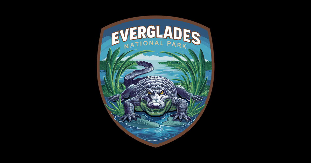 Everglades National Park Alligator Emblem - Everglades National Park ...