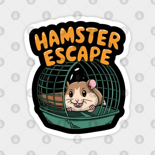 Cute Hamster Humor for Rodent and Pet Lovers - Hamster Lover - Magnet ...