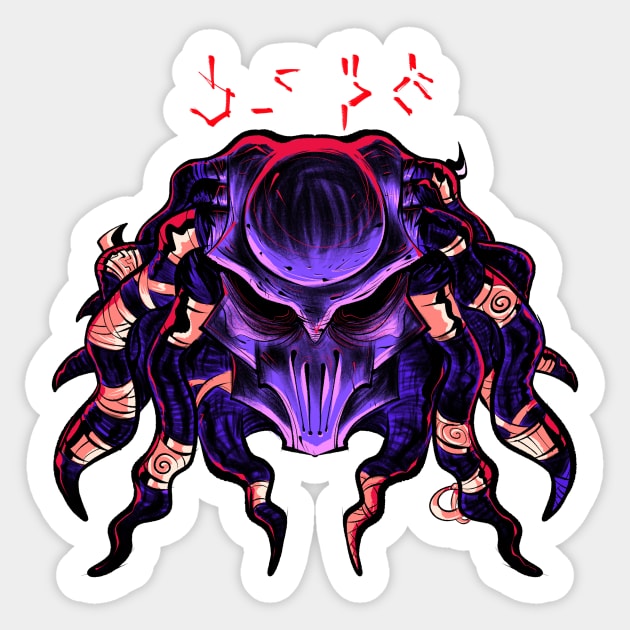 PREDATOR MASK - Predator - Sticker | TeePublic