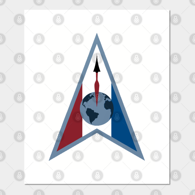 Space Delta 1 Logo - Space Force Delta 1 Emblem - Posters and Art ...