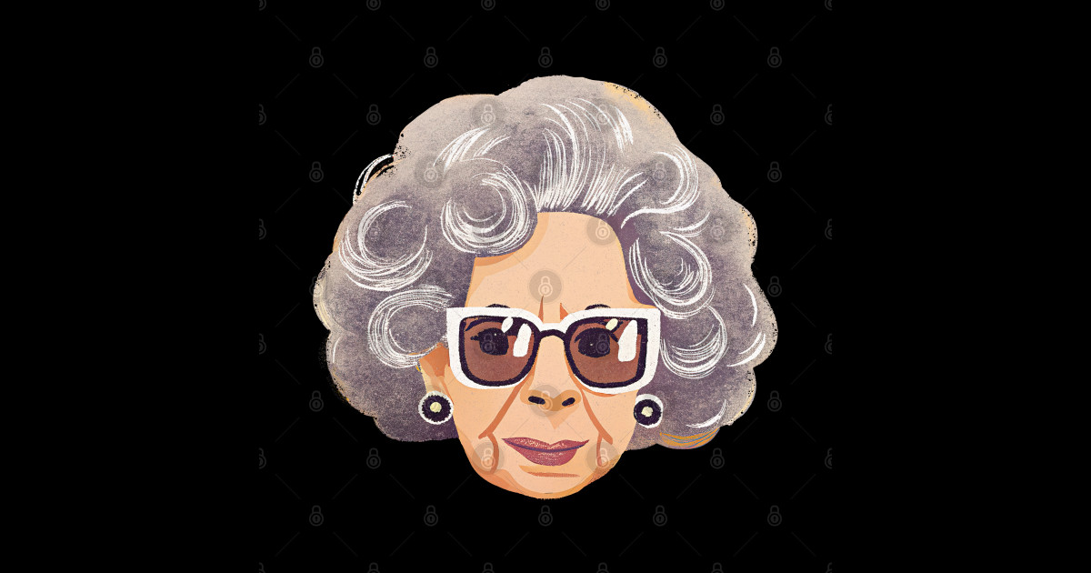 Grandma Yetta - 90s Fan Art Design - The Nanny - Sticker | TeePublic