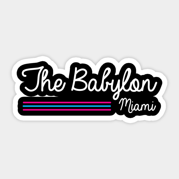 The Babylon Miami Scarface - Scarface - Sticker | TeePublic