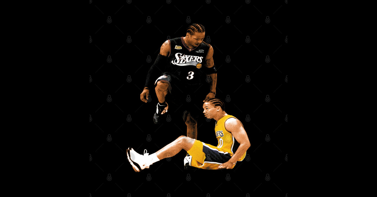 Allen Iverson Step Over - Allen Iverson - Sticker | TeePublic