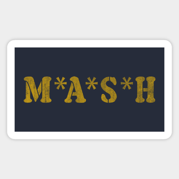 Retro MASH Logo - Mash - Sticker | TeePublic