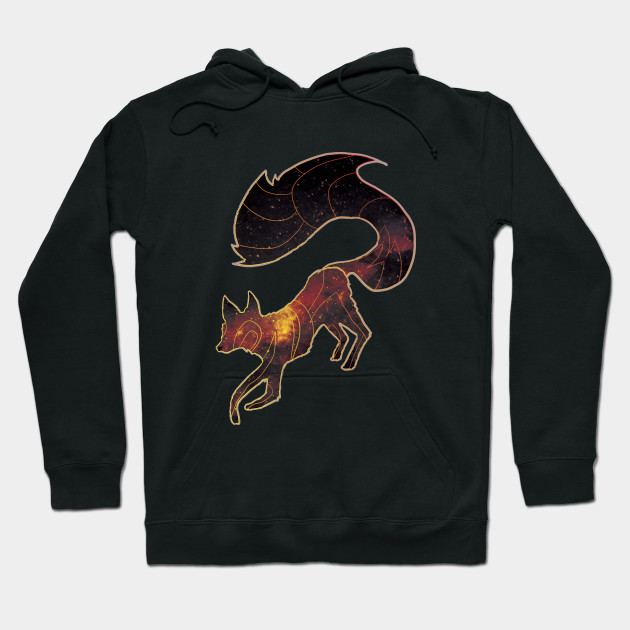 Galaxy Fox - Fox - Hoodie | TeePublic