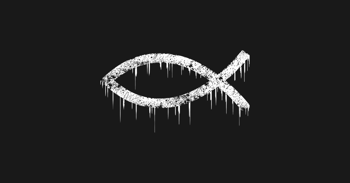 Jesus fish, ichthys, ichthus, Christian symbol - Ichthys - T-Shirt ...