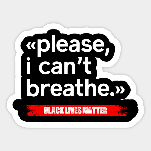 George Floyd Death - Black Lives Matter - George Floyd - Sticker ...