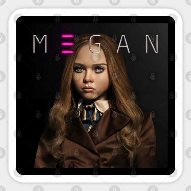 M3GAN | Dead in The Eyes - M3gan - Sticker | TeePublic