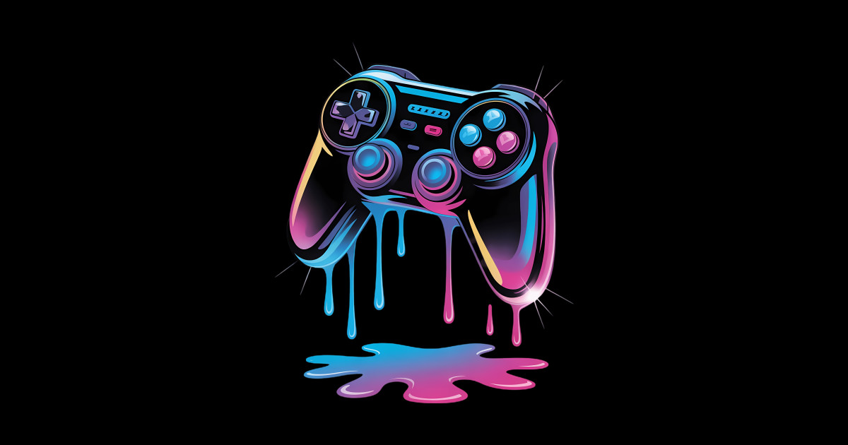 Gamer Graphic Video Game - Colorful Video Game Lover - Gamer Graphic ...