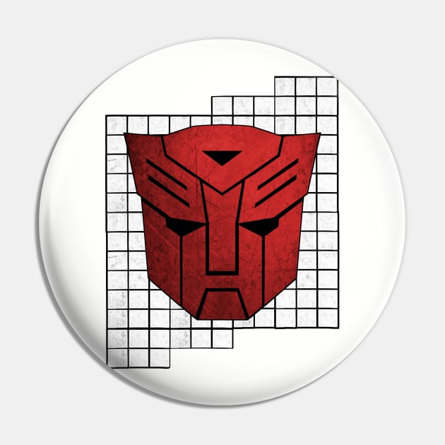 Autobots Grid - Transformers - Pin | TeePublic