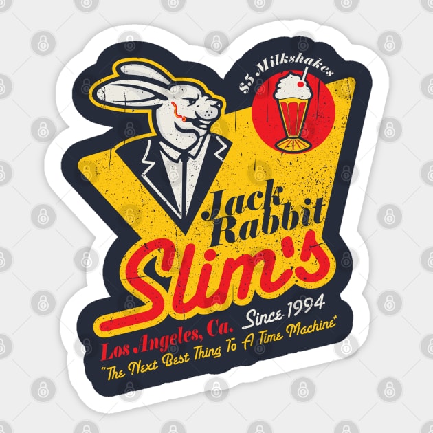 Jack Rabbit Slim's Logo - Jack Rabbit Slims - Sticker | TeePublic