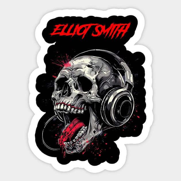 ELLIOT SMITH FAN ART - Elliot Smith Fan Art - Sticker | TeePublic
