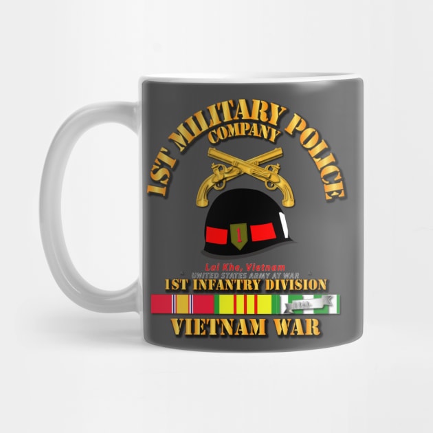 1st MP Company - 1st Inf Div Vietnam w SVC - Military - Mug | TeePublic