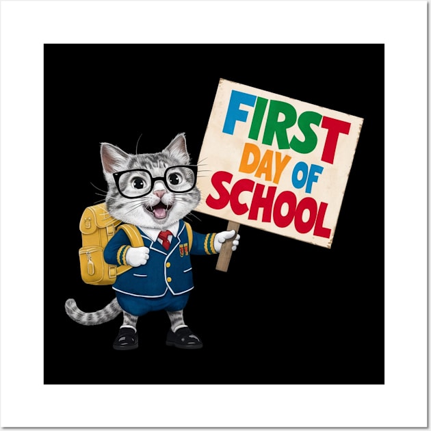 Cute Cat in Kindergarten: First Day Fun and Frolics - Cute Cat First ...