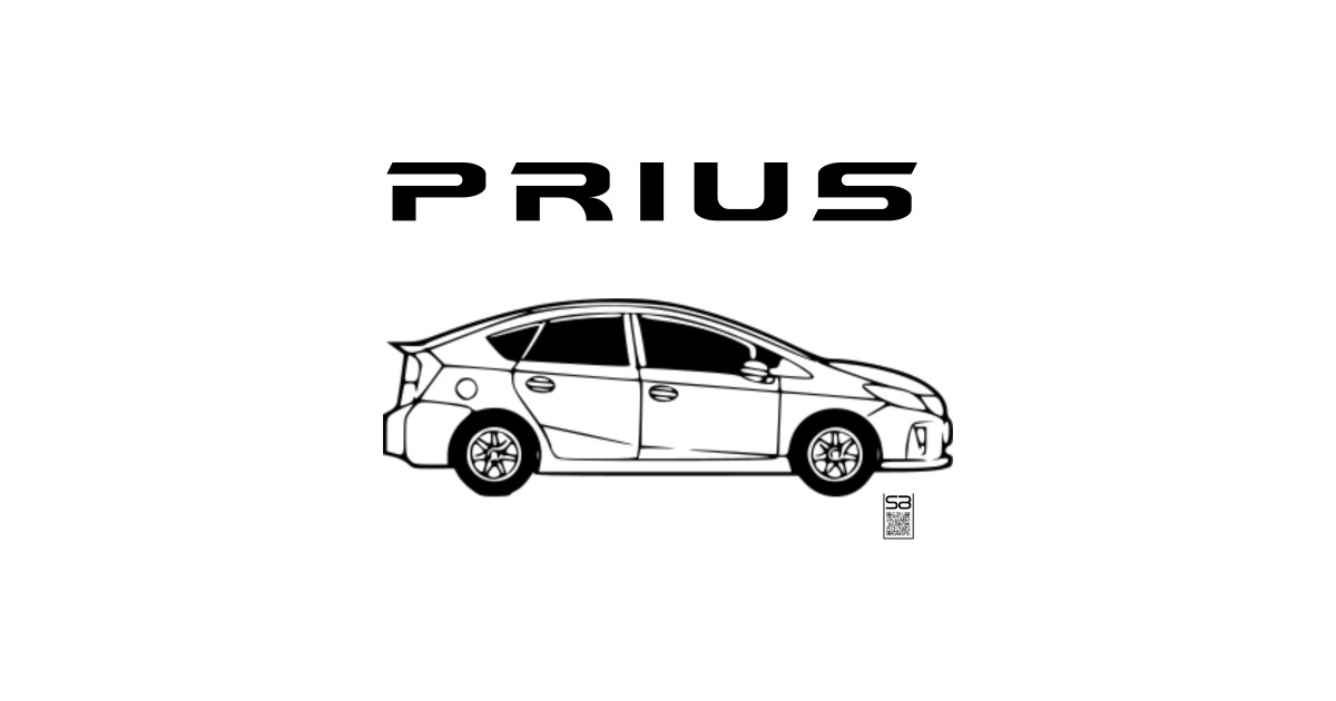 Prius (dark design) - Prius - T-Shirt | TeePublic