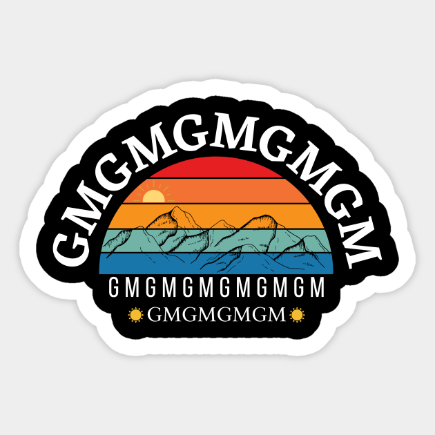 GMGMGM - Nft - Sticker | TeePublic