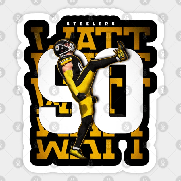 Watt 90 - Tj Watt - Sticker | TeePublic
