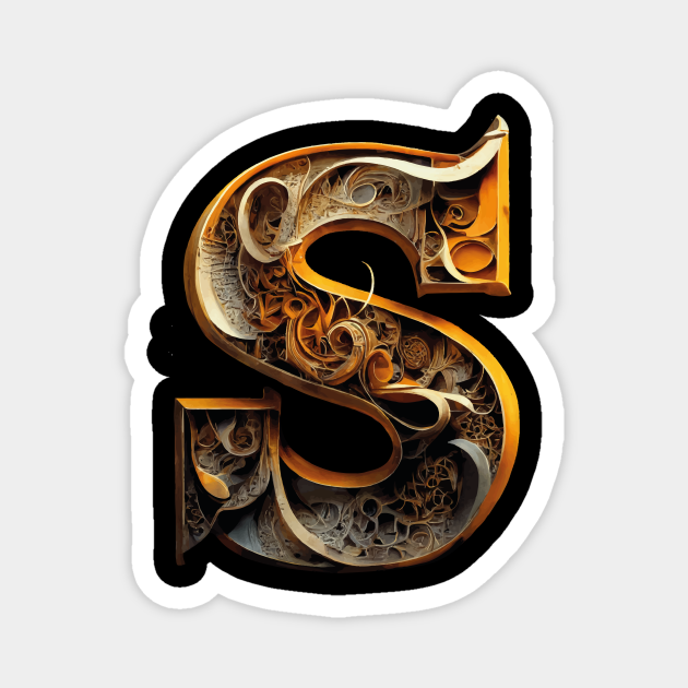 Letter S typographic design - Letter S Typographic Design - Magnet ...