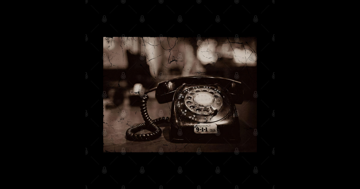 Old Telephone - Telephone - Sticker | TeePublic