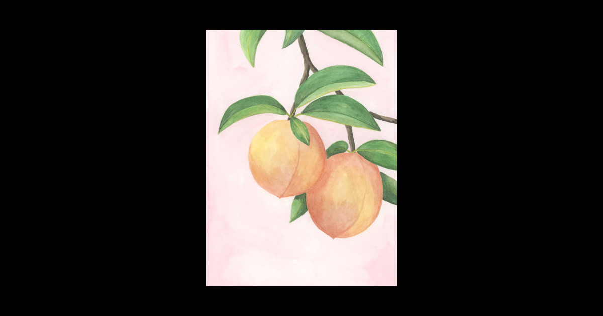 Peachy - Peach - Sticker | TeePublic