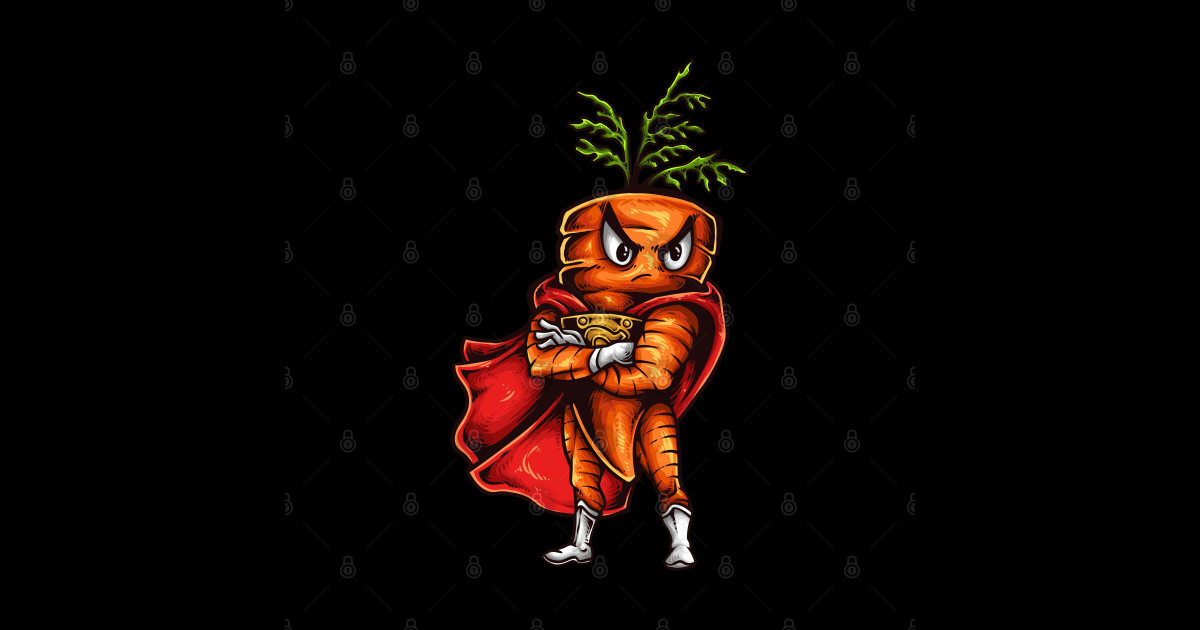 Carrot hero - Carrot - Sticker | TeePublic