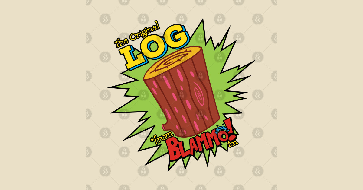 Log from Blammo - Ren And Stimpy - T-Shirt | TeePublic