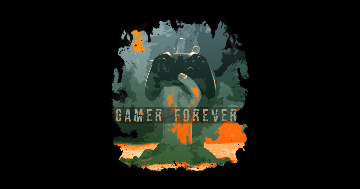 Gamer Forever - Video Game - Sticker | TeePublic