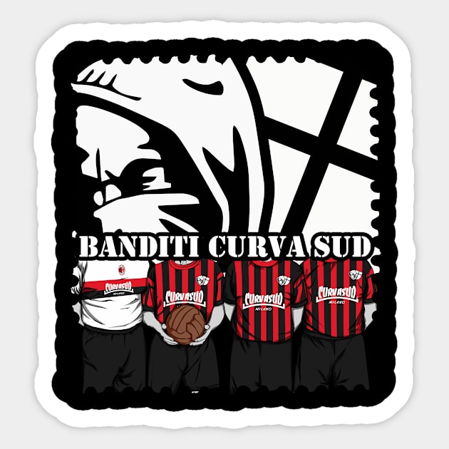 Curva sud milano - Curva Sud Milano - Sticker | TeePublic