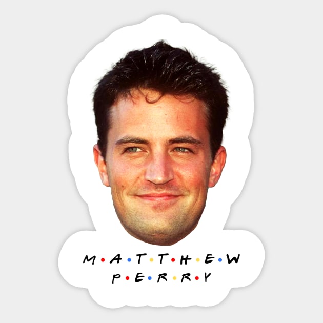 Matthew Perry Retro - Comedian - Sticker | TeePublic