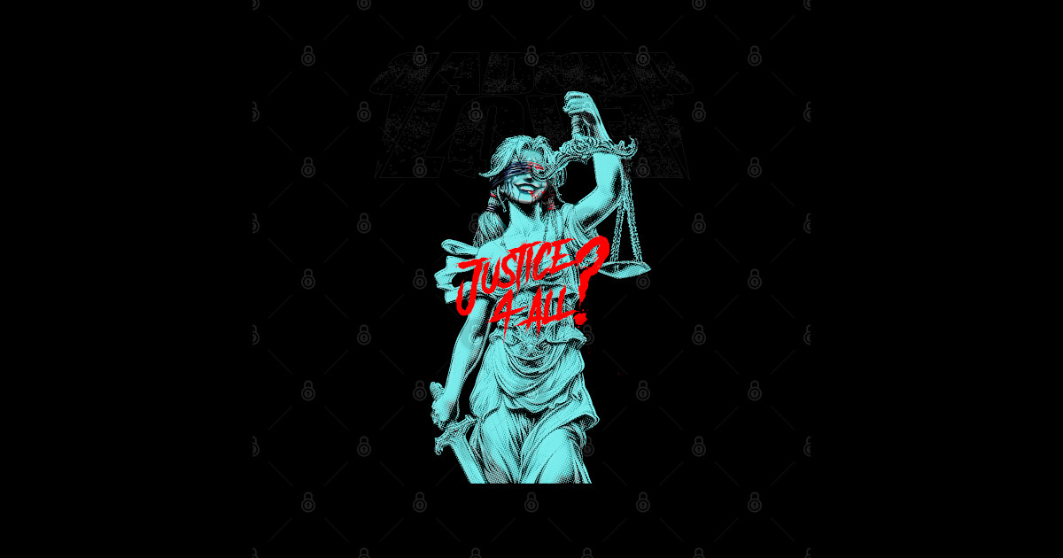 Justice For All? - Badass - Sticker | TeePublic
