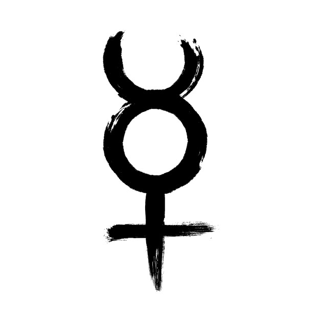 Sign of Mercury (Large) - Brush Strokes - Phone Case | TeePublic