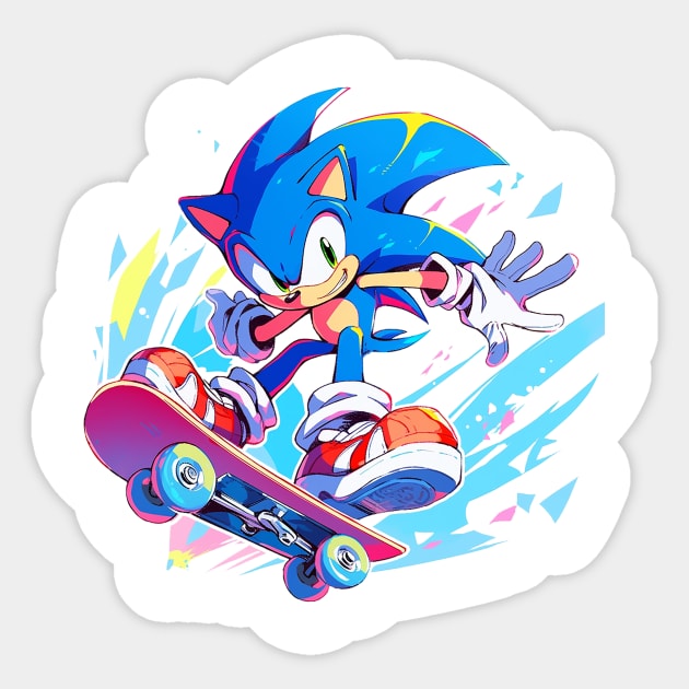 sonic - Sonic - Sticker | TeePublic