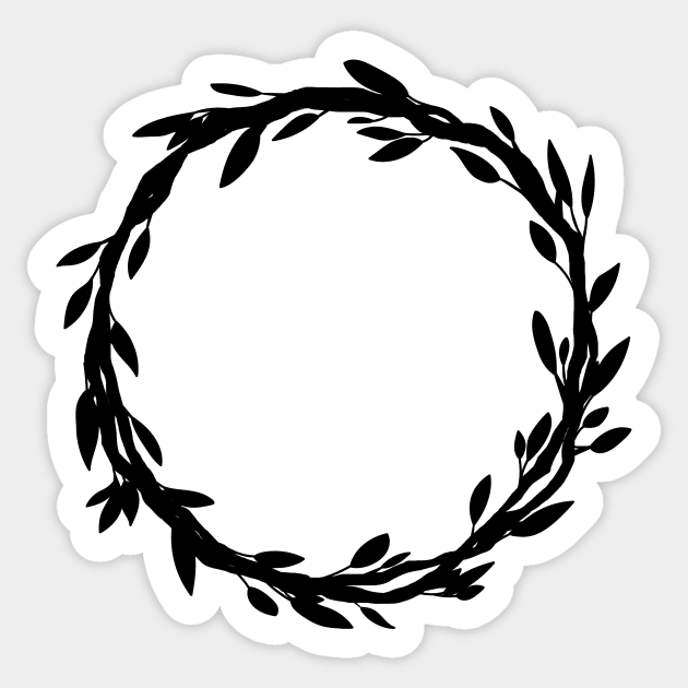 Laurel crown - Laurel Crown - Sticker | TeePublic