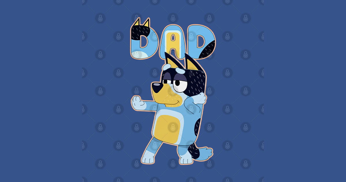 Bluey Dad Dance - Bluey - T-Shirt | TeePublic