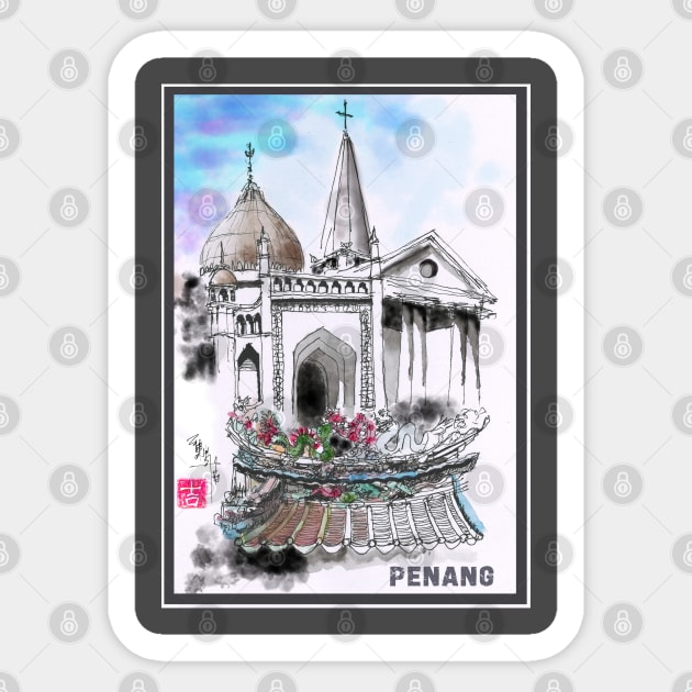 Multi Cultural George Town | Penang | Malaysia - Penang - Sticker ...
